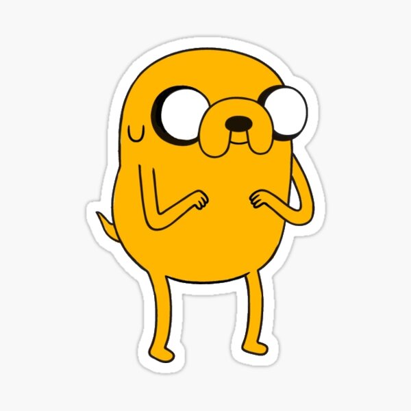 "Adventure Time Jake the dog" Sticker for Sale by ipekart | Redbubble