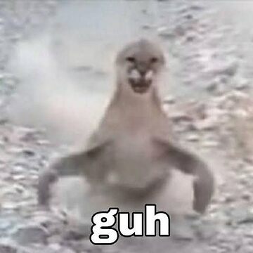 "guh meme sticker" Sticker by kiiroku | Redbubble