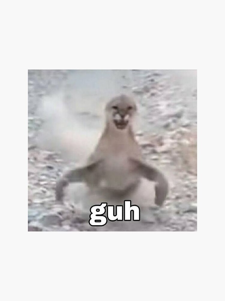 "guh meme sticker" Sticker by kiiroku | Redbubble