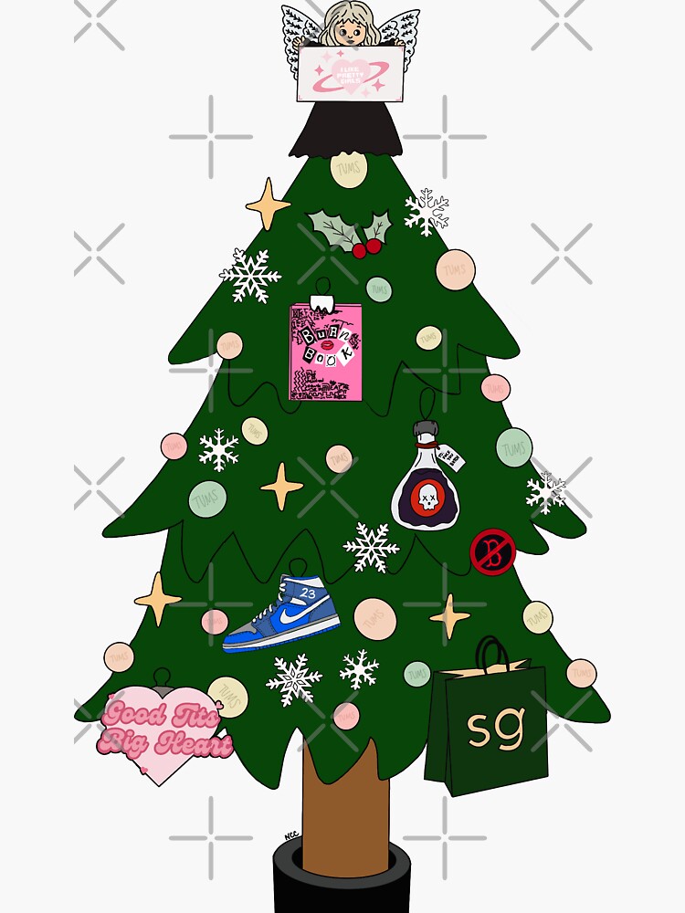 "Renee Rapp - Christmas Tree - Holiday Tree " Sticker for Sale by ...