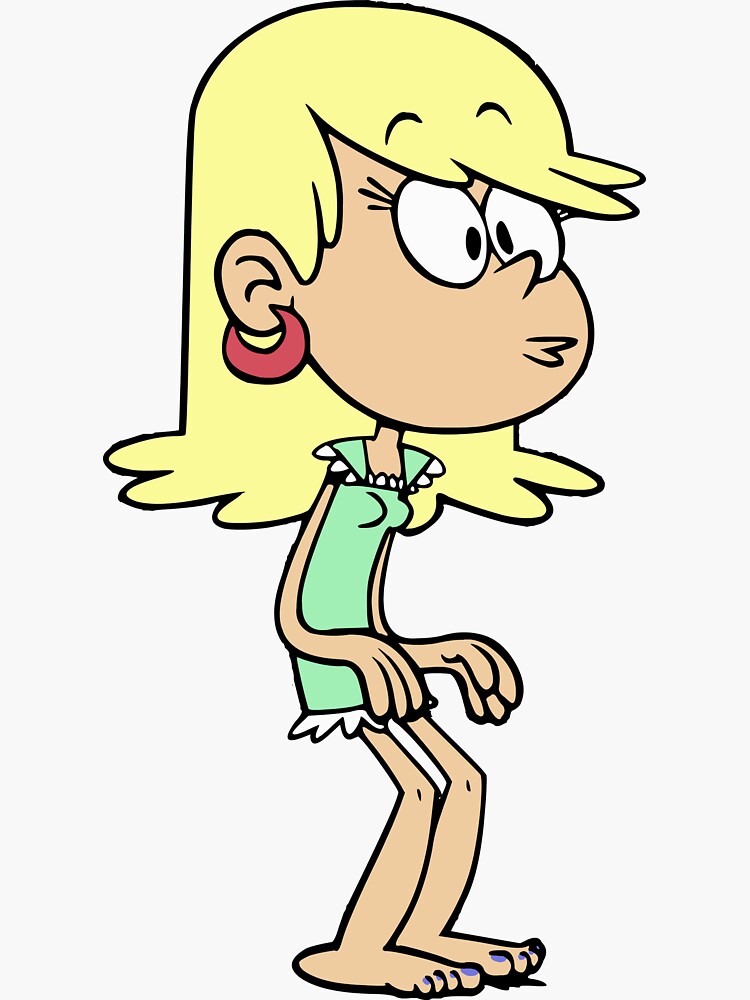 "Leni Loud wait The Loud House" Sticker for Sale by Diamanths | Redbubble