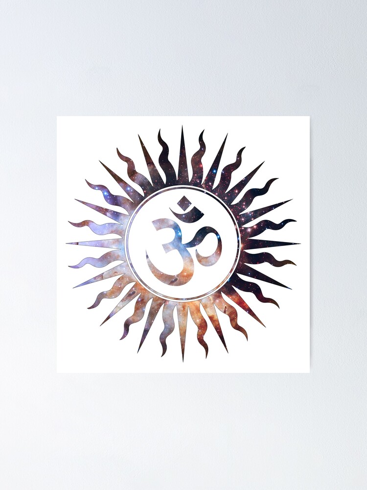 "Om Space Om Stars Shirt" Poster for Sale by DeLaFont | Redbubble