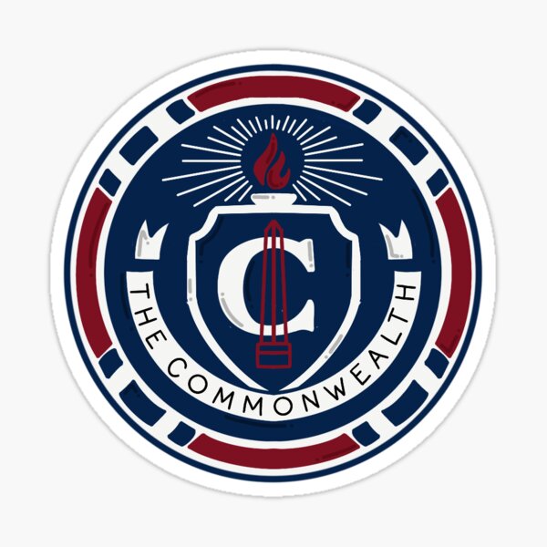 "The Commonwealth Logo" Sticker for Sale by EmilyRDR | Redbubble