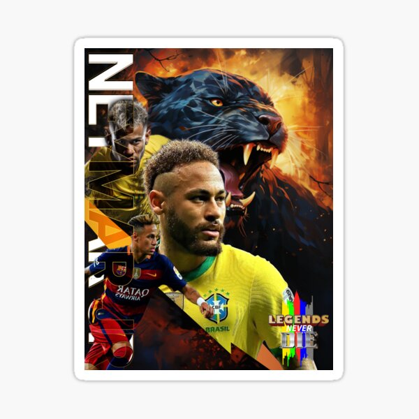 "Neymar JR" Sticker for Sale by Leisurefind2024 | Redbubble