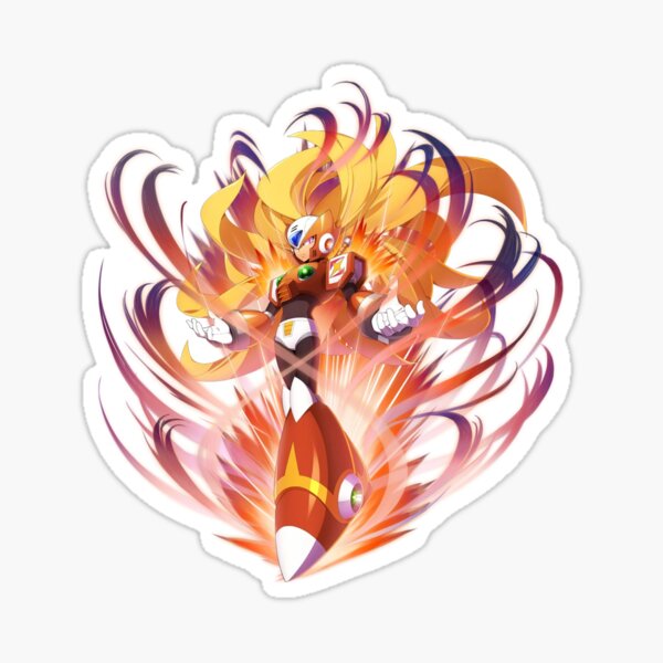 "Megaman Xdive Awakened Zero" Sticker for Sale by agustinrb | Redbubble