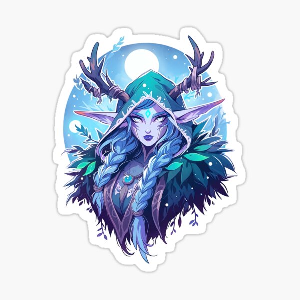 "Winter Druid" Sticker for Sale by A-Artistries | Redbubble