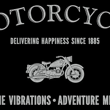 "Motorcycle Joy Since 1885" Essential T-Shirt for Sale by AlCamillo ...