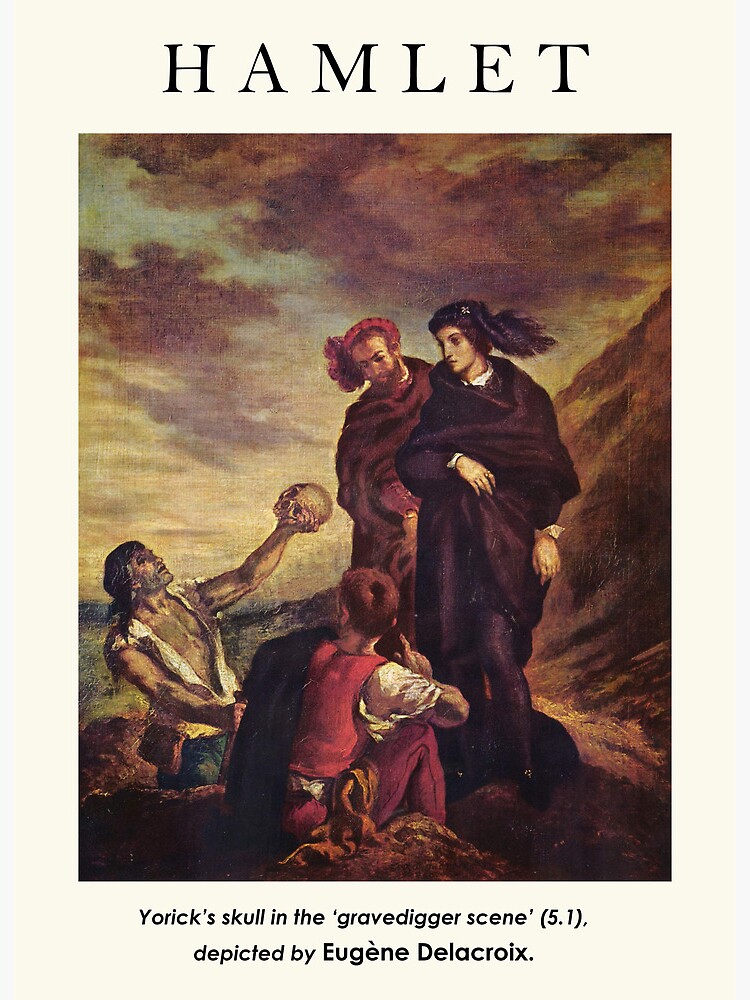 Hamlet Skull Painting