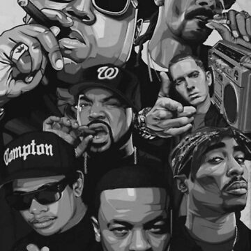 "best rappers in the world and all time" Poster for Sale by byBELI ...