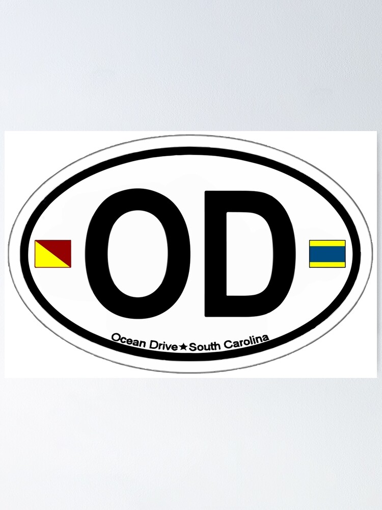 "Ocean Drive - South Carolina. " Poster by ishore1 | Redbubble