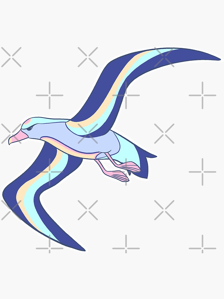 "Albatross" Sticker for Sale by RaecoonArt | Redbubble