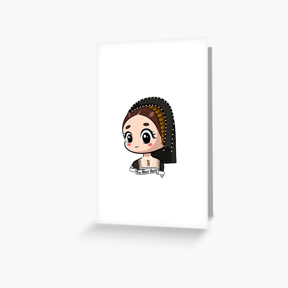 "Chibi Queen Anne Boleyn" Sticker for Sale by ArtbyKob | Redbubble