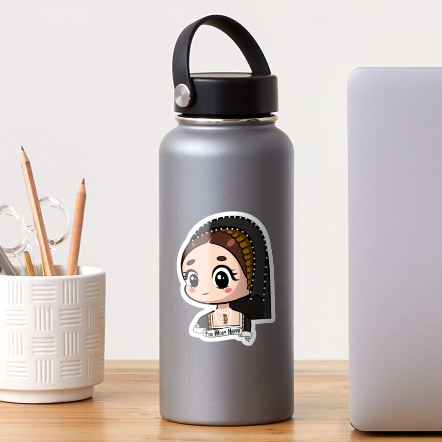 "Chibi Queen Anne Boleyn" Sticker for Sale by ArtbyKob | Redbubble