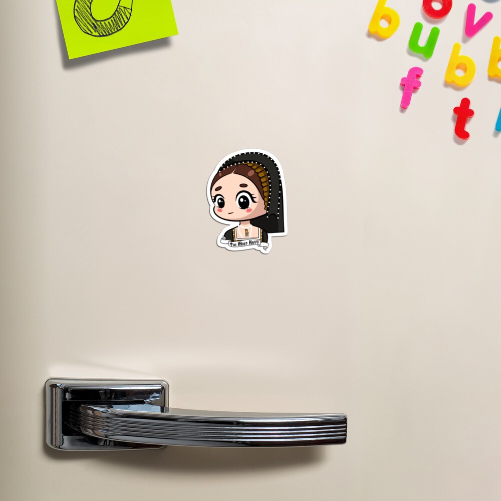 "Chibi Queen Anne Boleyn" Sticker for Sale by ArtbyKob | Redbubble