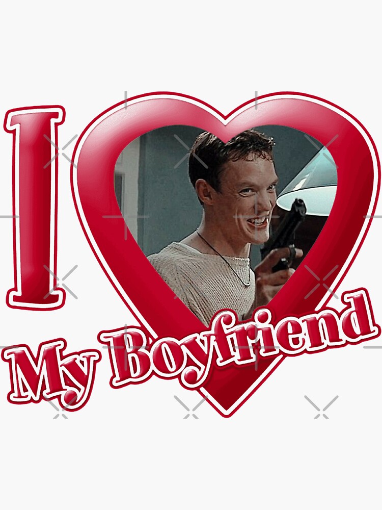 "Stu Macher I love my boyfriend meme" Sticker for Sale by Maybeemaud ...