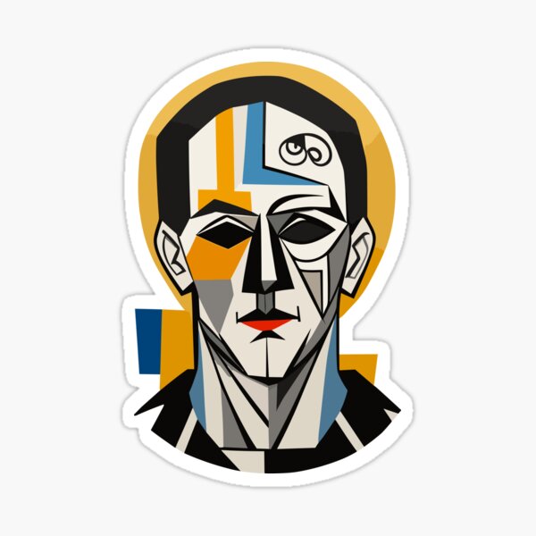 "Portrait of Serial Killer" Sticker for Sale by Ikibrai | Redbubble