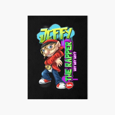 "Jeffy The Rapper - Funny Sml Character" Art Board Print for Sale by ...