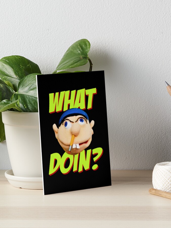 "Sml Jeffy What Do Super Why" Art Board Print for Sale by HughIeas ...