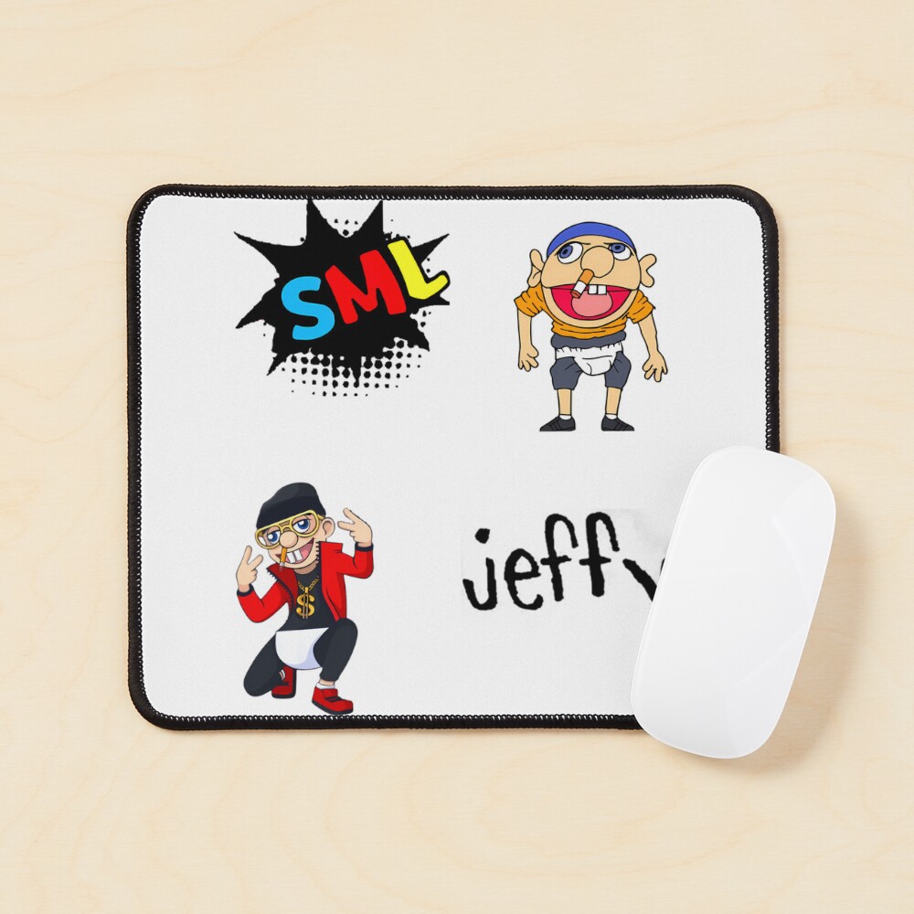 "Jeffy Funny Puppet Sticker Pack Sml Supermariologan Cool" Sticker for ...