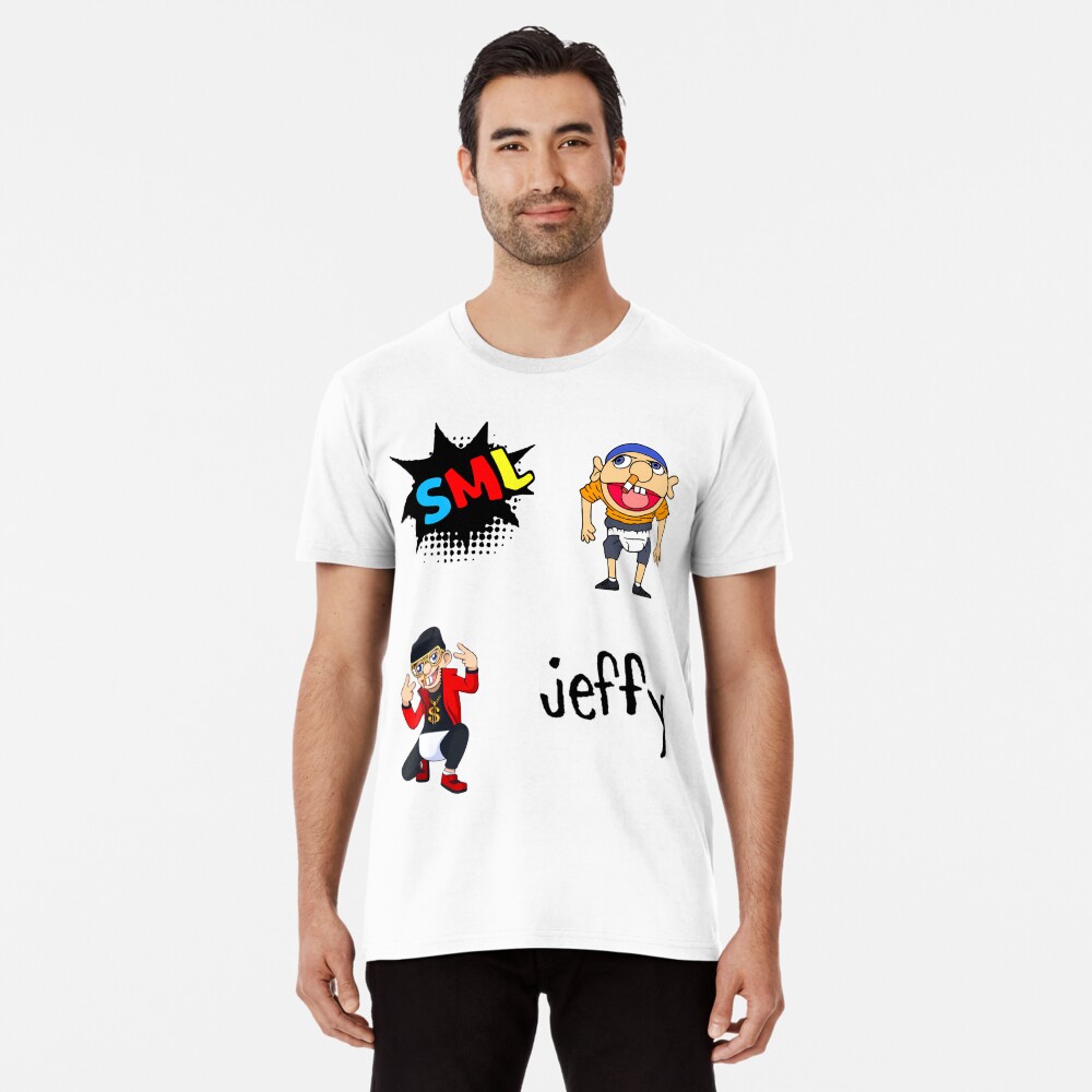 "Jeffy Funny Puppet Sticker Pack Sml Supermariologan Cool" Sticker for ...