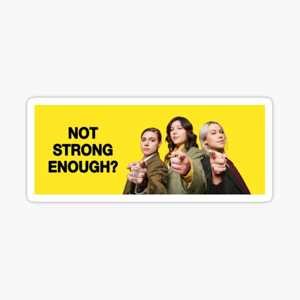 "are you not strong enough call boygenius" Sticker for Sale by ...