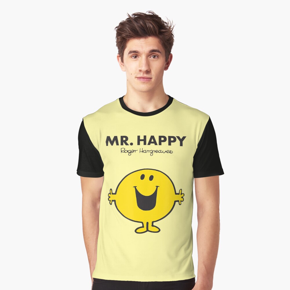 "Mr. Men Mr. Happy Cute Funny Happy" Sticker for Sale by Dtoamsytss ...