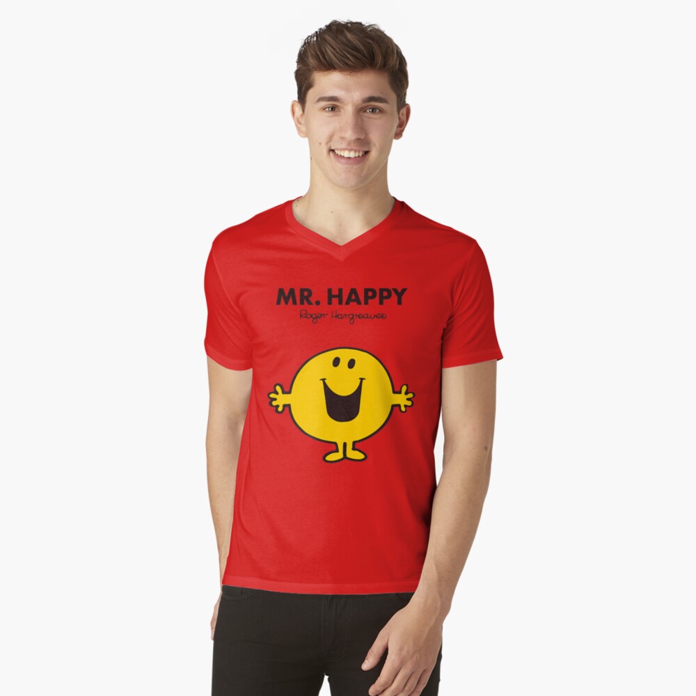 "Mr. Men Mr. Happy Cute Funny Happy" Sticker for Sale by Dtoamsytss ...