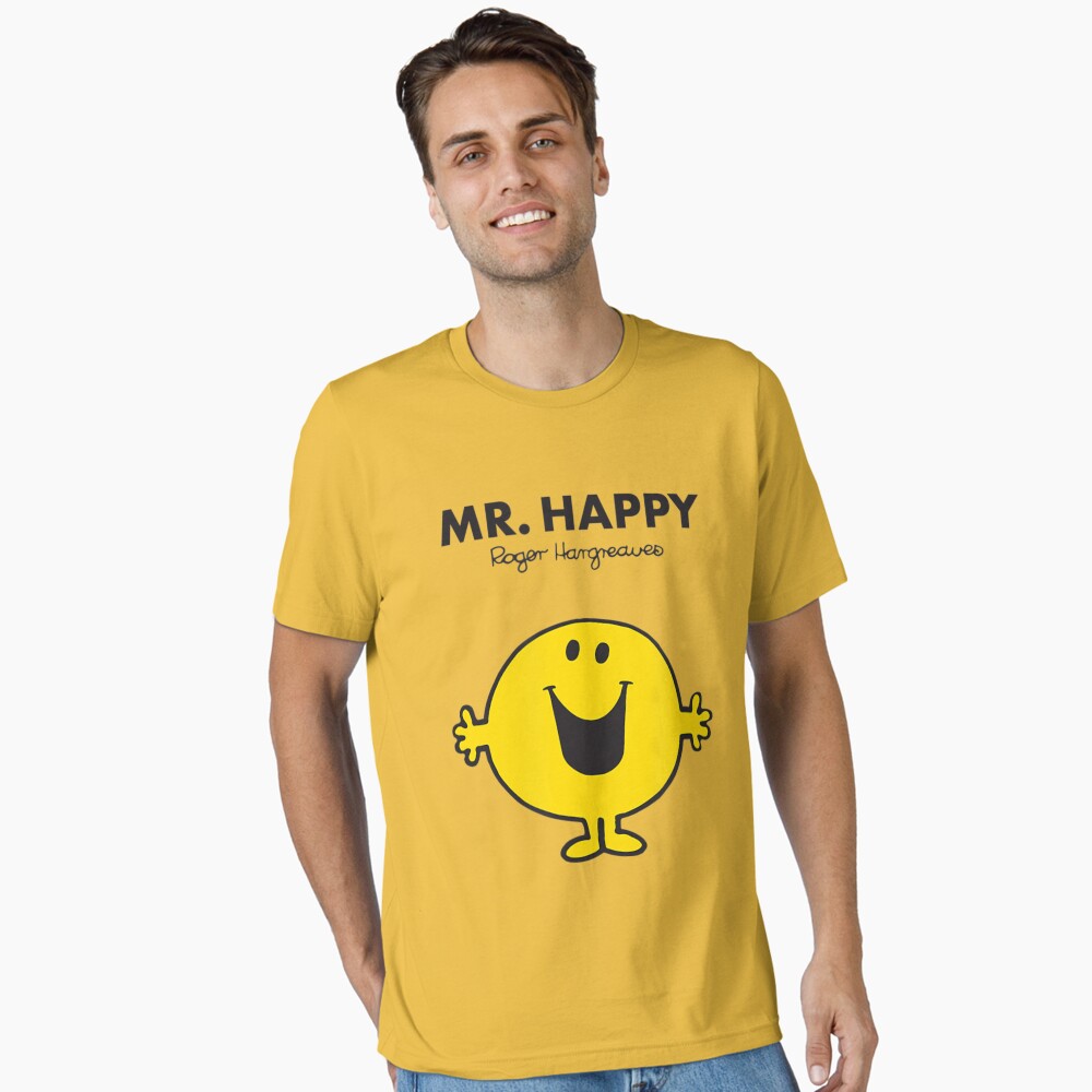 "Mr. Men Mr. Happy Cute Funny Happy" Sticker for Sale by Dtoamsytss ...