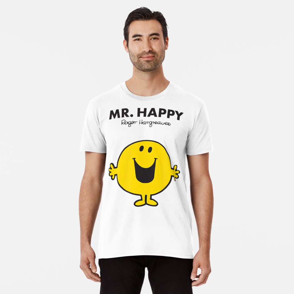 "Mr. Men Mr. Happy Cute Funny Happy" Sticker for Sale by Dtoamsytss ...