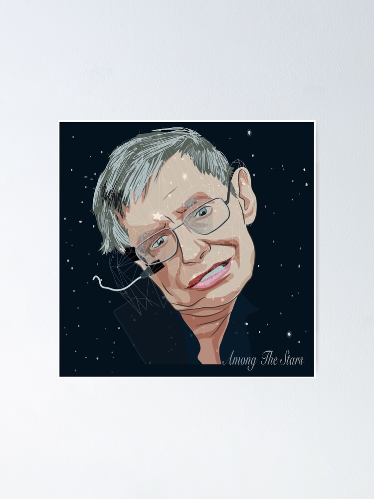 "Stephen Hawking" Poster by shaylikipnis | Redbubble