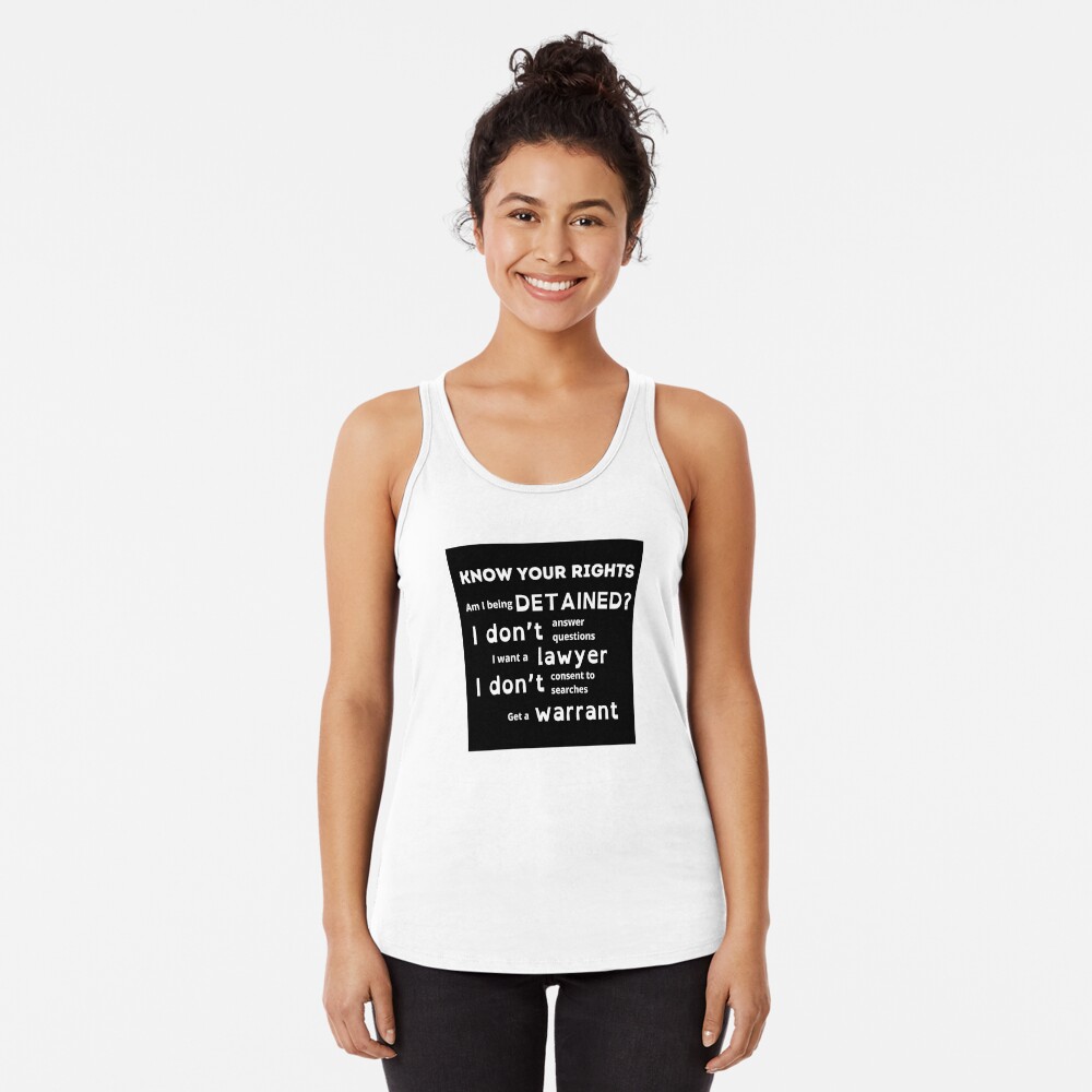 "Know Your Rights" Sticker for Sale by Bagayogo | Redbubble