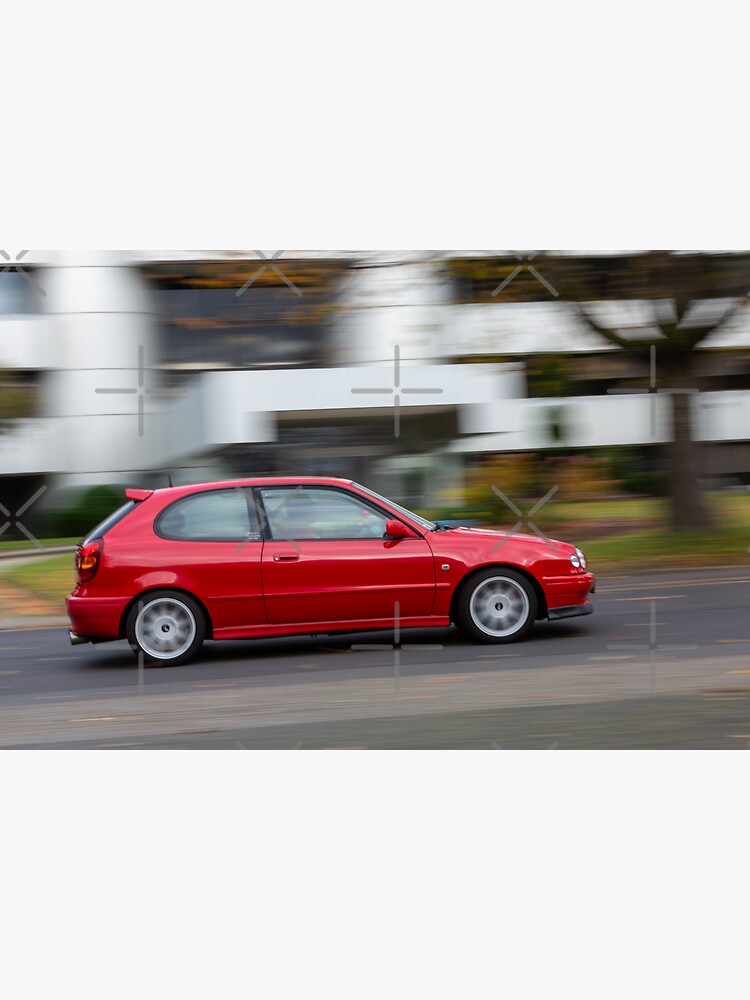 "Toyota Corolla G6R" Sticker by checkermc | Redbubble