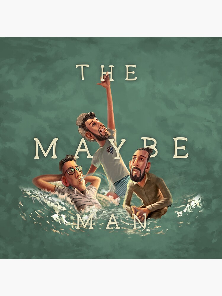 "The Maybe Man " Sticker for Sale by TriforceHero | Redbubble