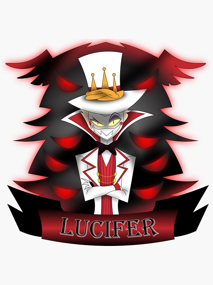 "hazbin hotel (lucifer)" Sticker for Sale by raymondtommy4 | Redbubble