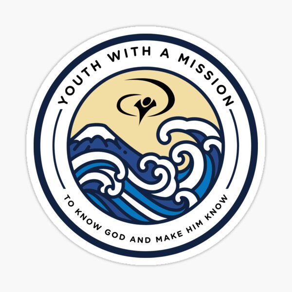 "YWAM Waves youth with a mission" Sticker for Sale by natures1design ...