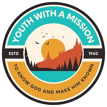 "YWAM Logo mountains youth with a mission sticker shirt design" Sticker ...
