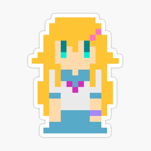 "8 Bit Kirino ~ Anime" Sticker for Sale by internet-joshi | Redbubble