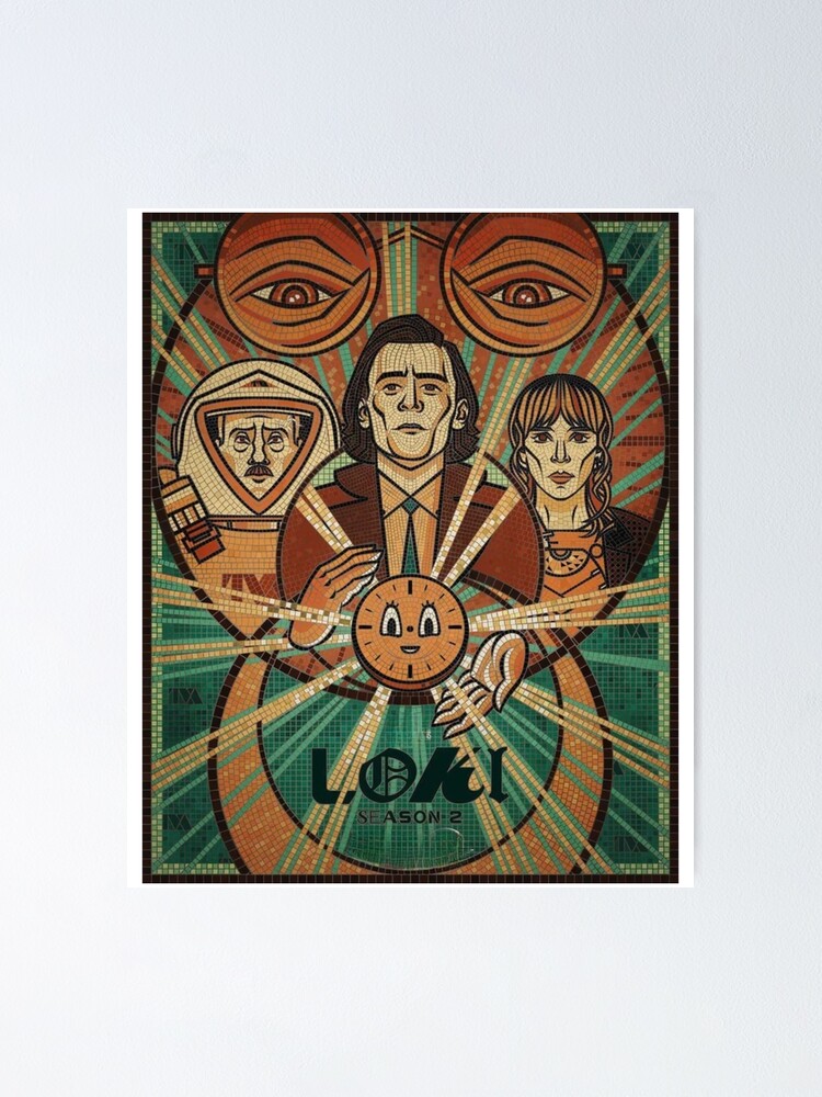 "loki 2 serie tva" Poster for Sale by artist-teron | Redbubble