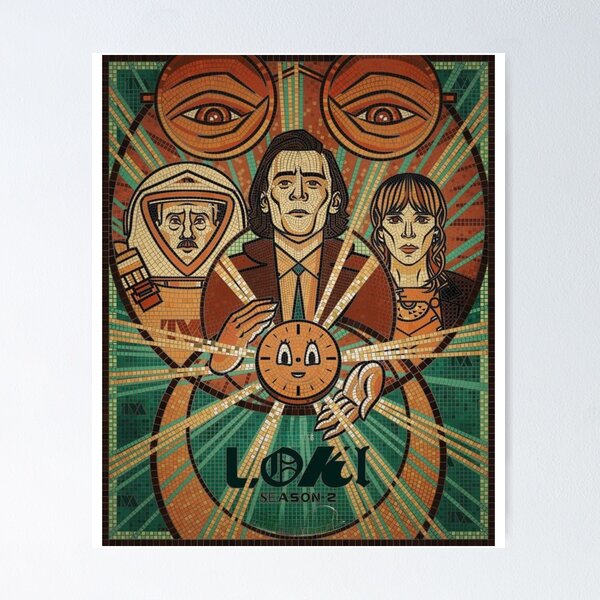 "loki 2 serie tva" Poster for Sale by artist-teron | Redbubble