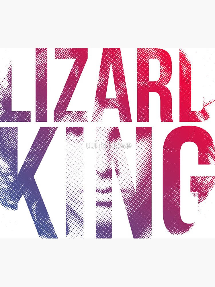 "Lizard King" Sticker by windrose | Redbubble