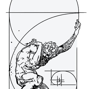 "Sisyphus and the golden ratio" Sticker for Sale by AnyEve | Redbubble