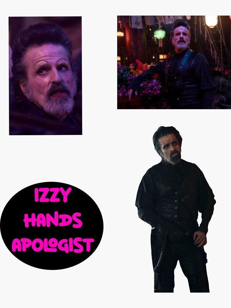 "Ofmd Izzy season 2 Pack" Sticker for Sale by Tallullahprints | Redbubble