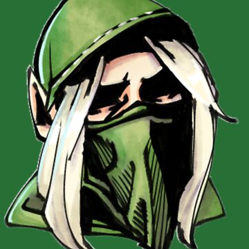 "Kerillian Face" Sticker for Sale by SamCulper | Redbubble