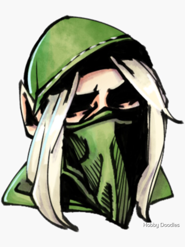 "Kerillian Face" Sticker for Sale by SamCulper | Redbubble