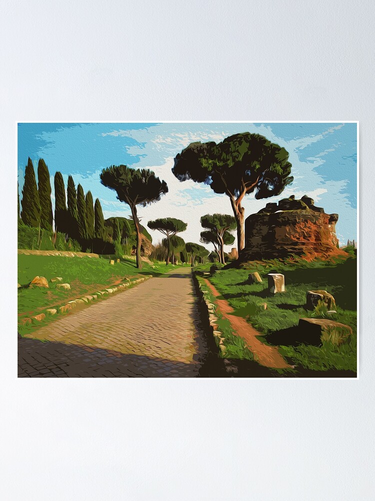 "Rome, Appian Way" Poster for Sale by ErianAndre | Redbubble