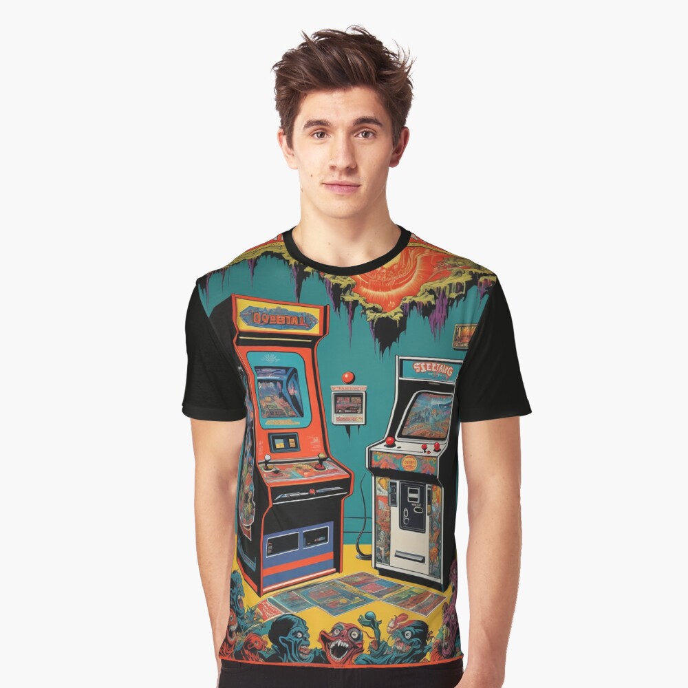 "Vintage Retro 80's Arcade Games in 60's Advertising Style" Poster for Sale by ButlerintheHome ...