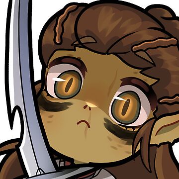 "Baldurs Gate 3 Laezel You Dead" Sticker for Sale by FuraRoss | Redbubble