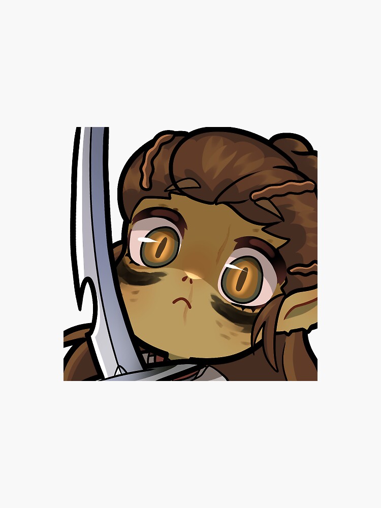 "Baldurs Gate 3 Laezel You Dead" Sticker for Sale by FuraRoss | Redbubble