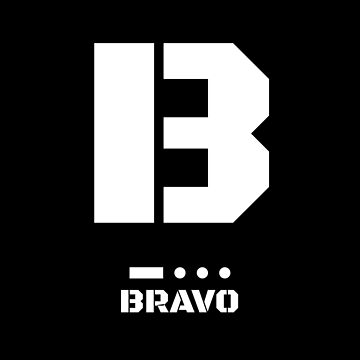 "Letter B (Bravo) Morse Code NATO Phonetic Alphabet" Art Board Print ...