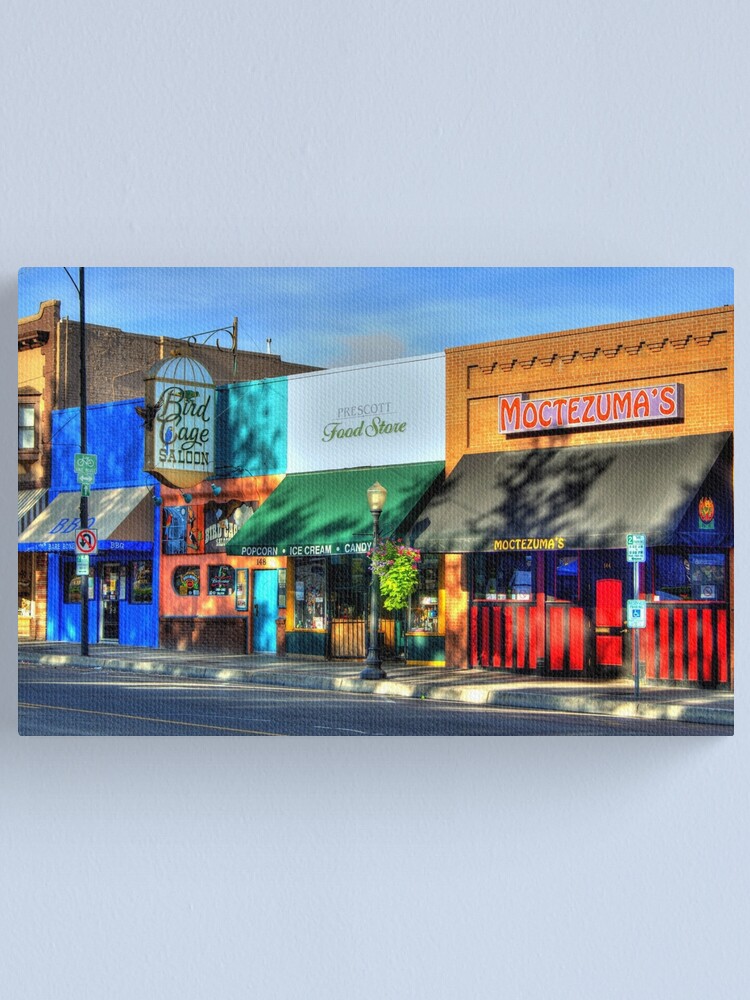 "Remembering Historic Whiskey Row" Canvas Print for Sale by DianaG ...